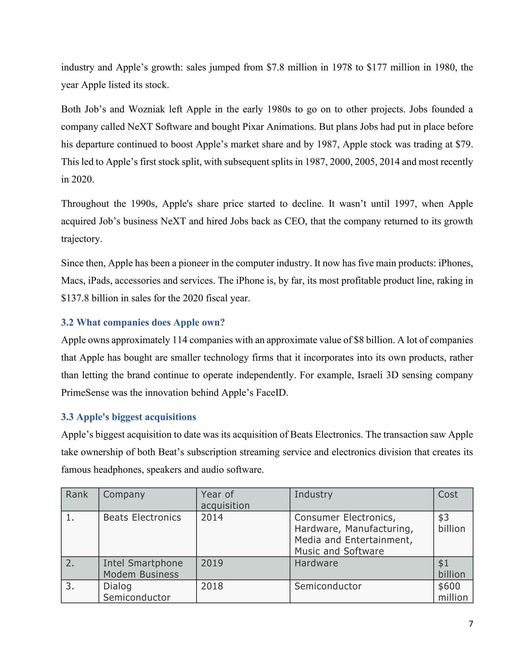 Overview of Apple Incorporation | PDF