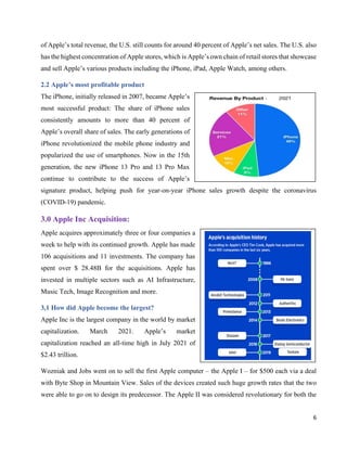 Overview of Apple Incorporation | PDF