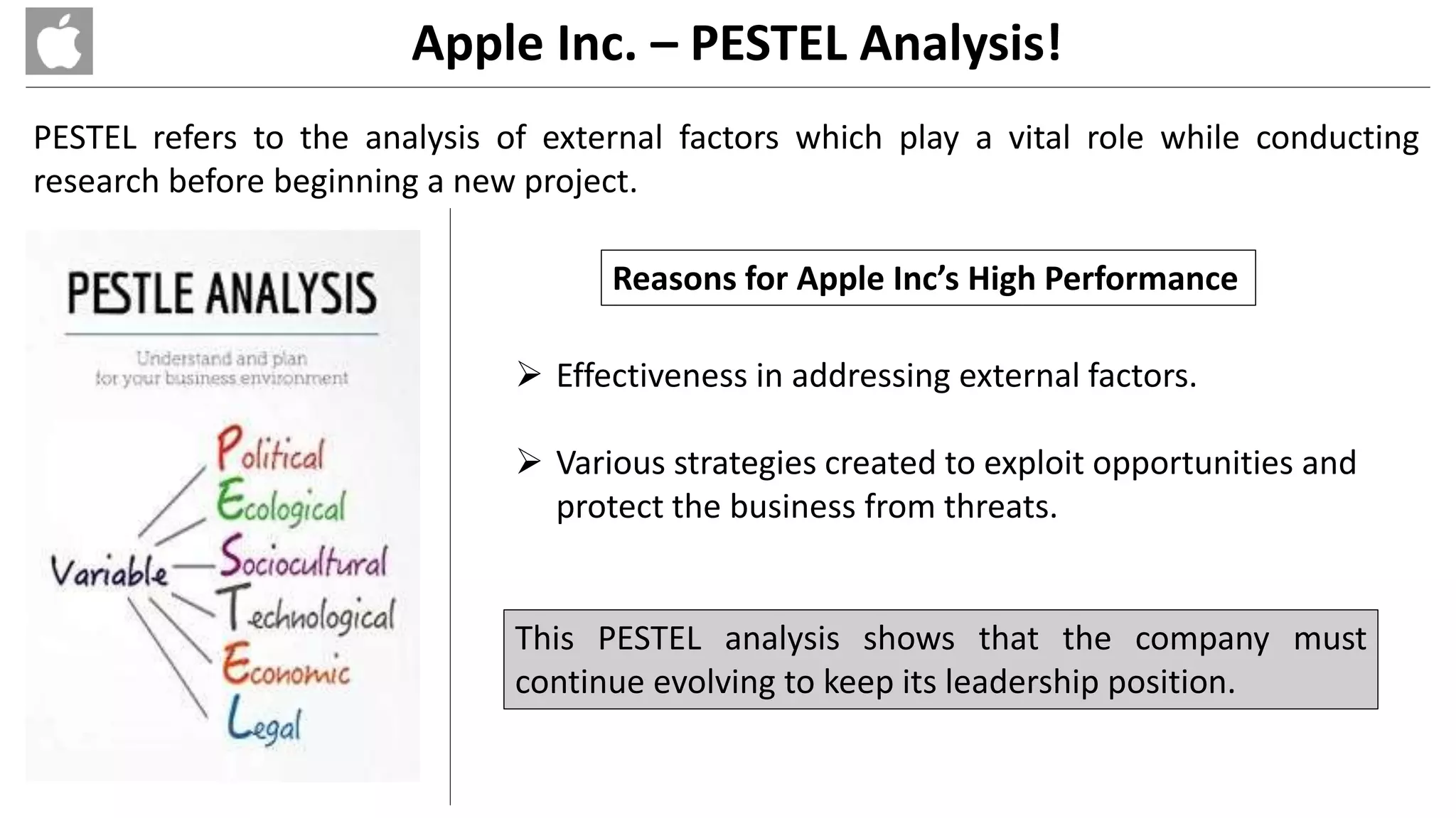 Apple - PESTEL Analysis | PPTX