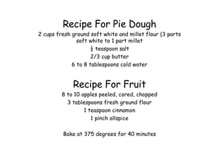 Apple Pie Baking Presentation | PPT