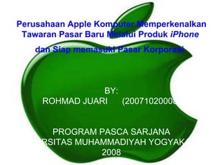 Apple Presentasi Sangat Baru | PPT