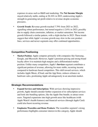 Apple Inc. Financial Analysis & Investment Proposal | PDF