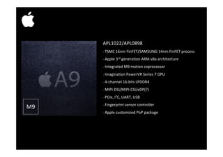 Apple A9 Series Application Processor | PDF