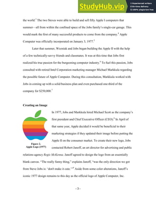 APPLE A Case Study Analysis | PDF | Consumer Electronics | Technology ...