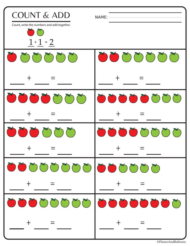 Apple addition and subtraction | PDF