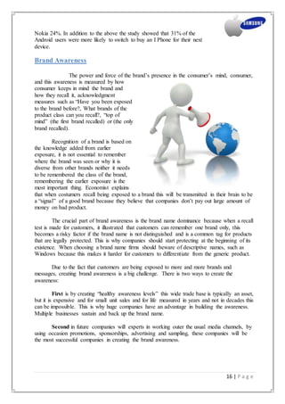 RESEARCH METHODOLOGY ON APPLE & SAMSUNG | DOCX