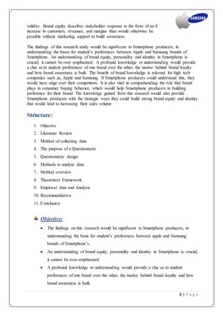 RESEARCH METHODOLOGY ON APPLE & SAMSUNG | DOCX