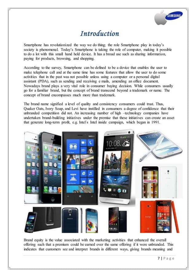 RESEARCH METHODOLOGY ON APPLE & SAMSUNG