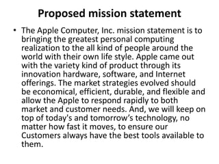Apple background of company | PPTX