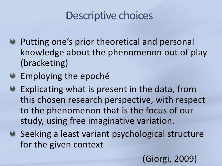 Applebaum: Hermeneutics in descriptive phenomenology
