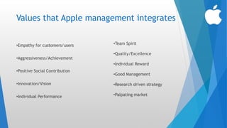 Design Thinking and Innovation at Apple Inc | PPTX