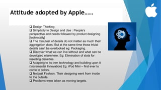 Design Thinking and Innovation at Apple Inc | PPTX