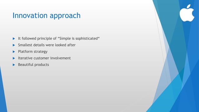Design Thinking and Innovation at Apple Inc | PPTX | Smartphones ...