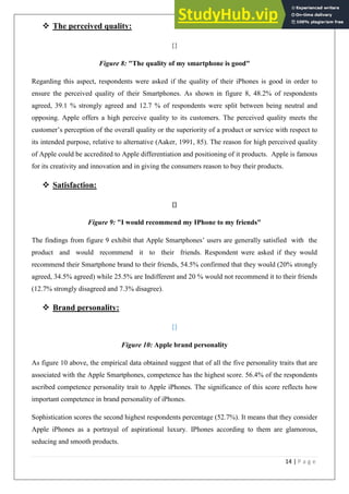 Apple Brand And Customer Satisfaction Survey Study | PDF