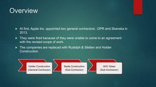Apple campus 2 Project management | PPTX