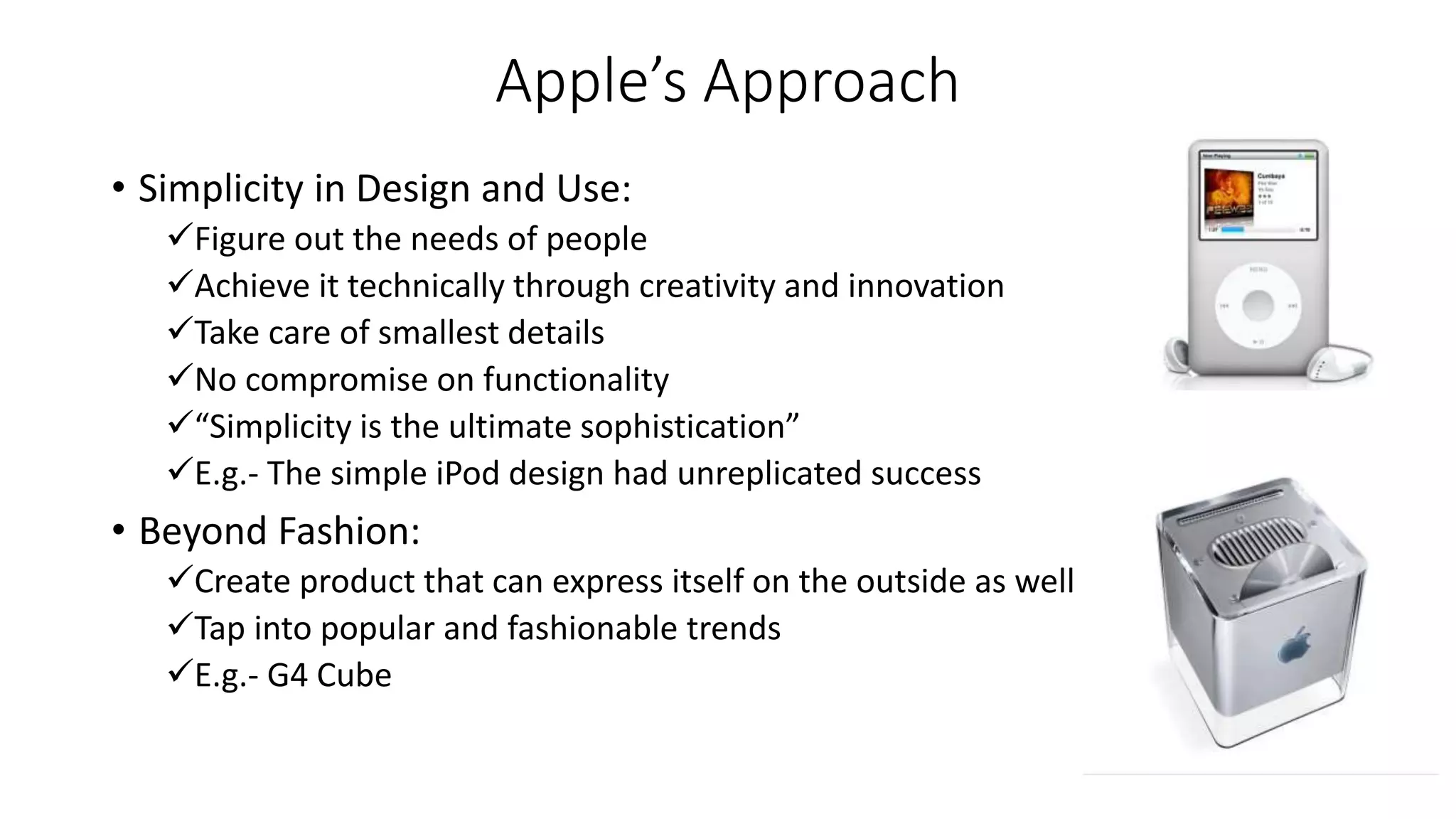 Design Thinking and Innovation at Apple | PPTX