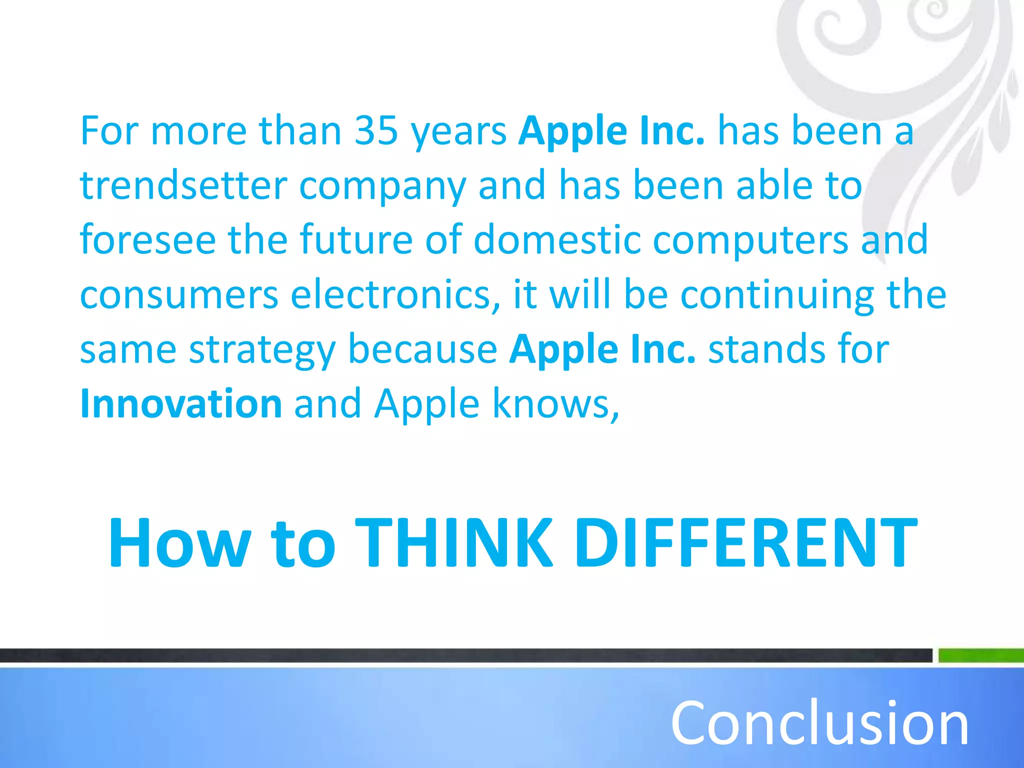 Apple Case Study | PPTX