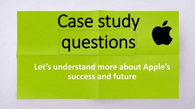 Apple case study | PPT