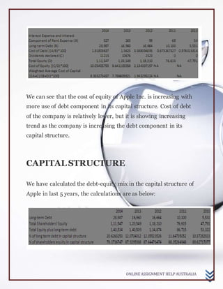 Apple Company Profile Assignment Help | DOCX