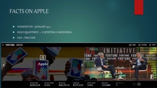 Apple company | PPTX | Operating Systems | Computer Software and ...