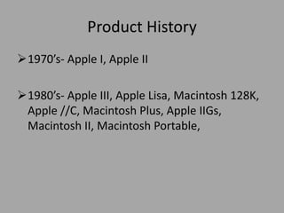 Apple company slide show.. | PPTX