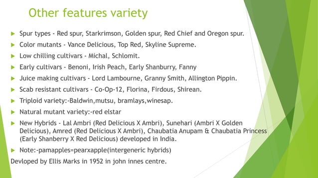 Apple cultivation | PPTX | Agriculture | Industries