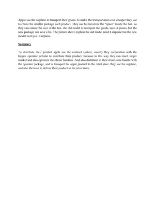 Apple Distribution Strategy | PDF