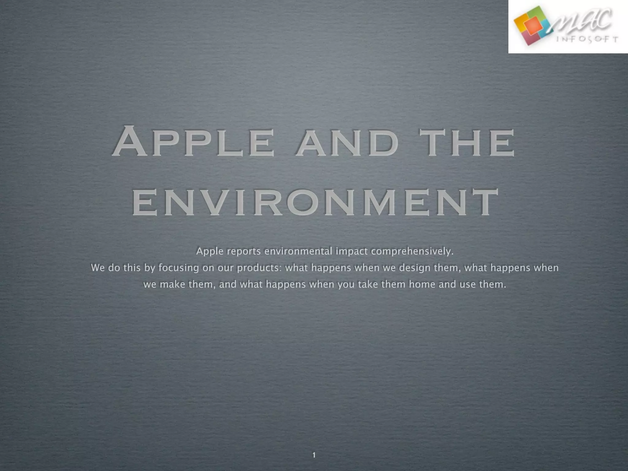Apple Environment | KEY