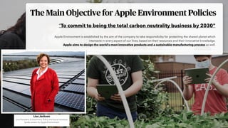 Apple Environment, A PR Campaign | PPT