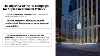 Apple Environment, A PR Campaign | PDF