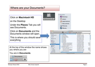 Apple file organising | DOCX