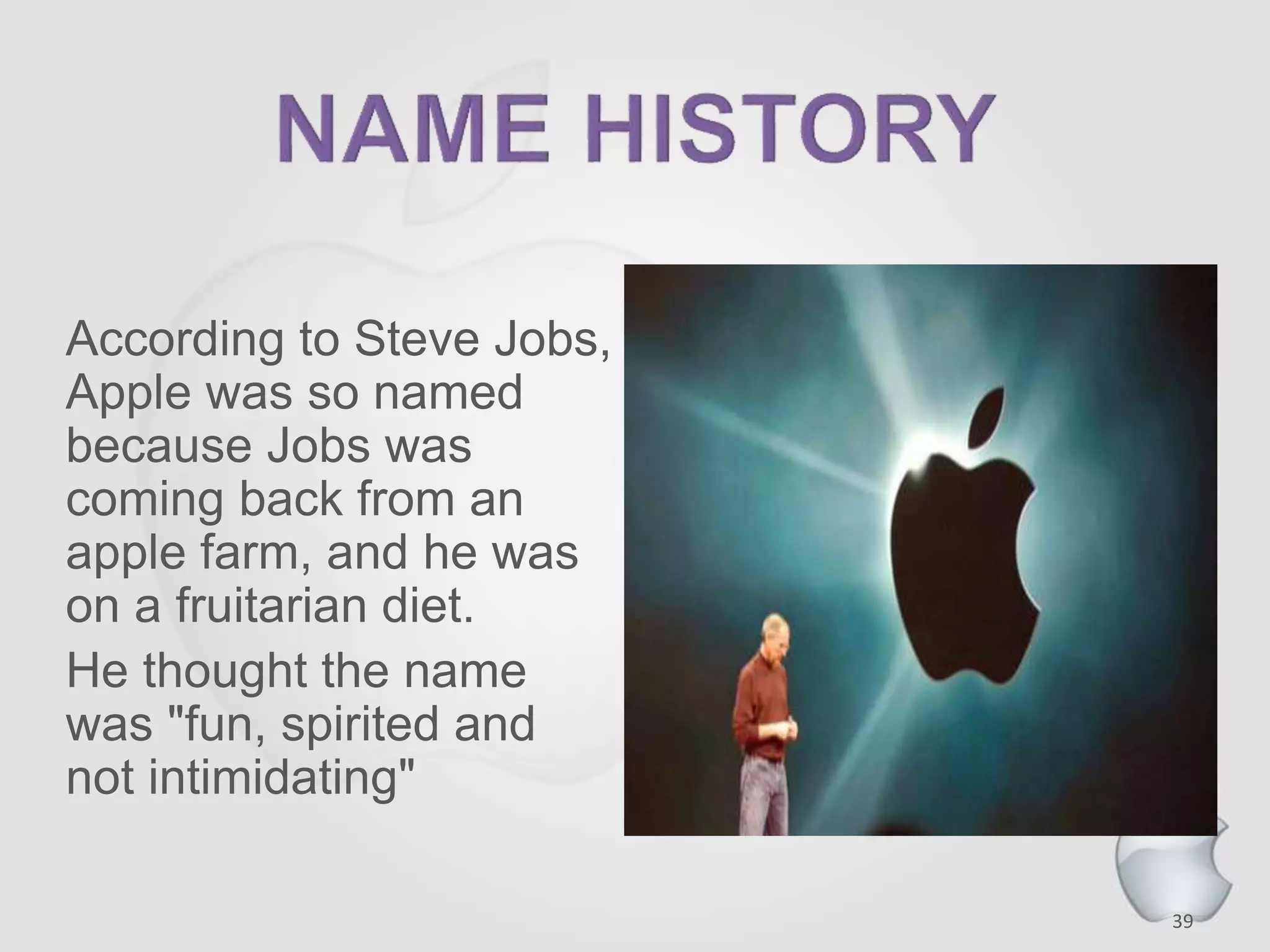 Apple Inc. Presentation | PPTX | Computing | Technology & Computing