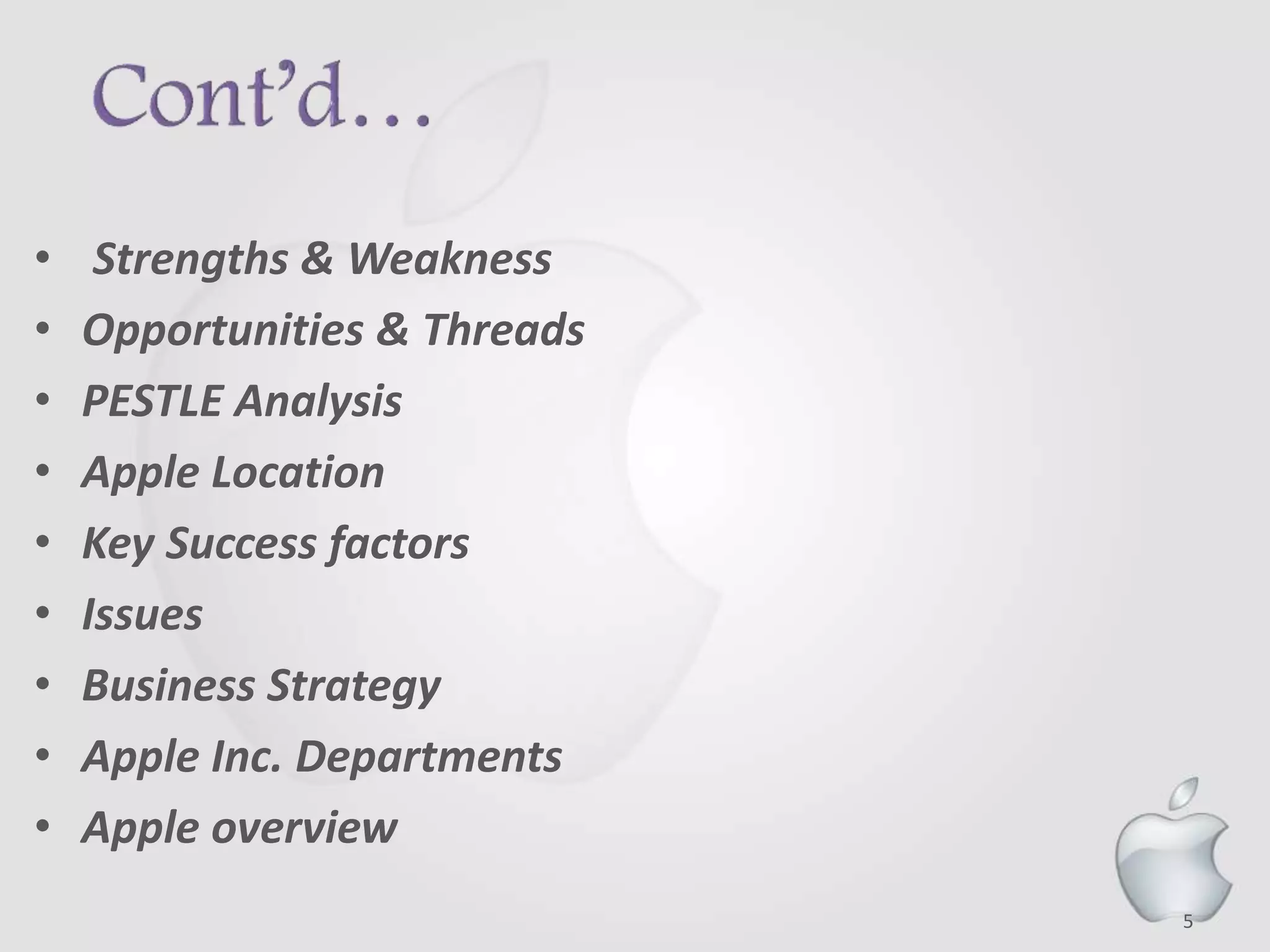 Apple Inc. Presentation | PPTX