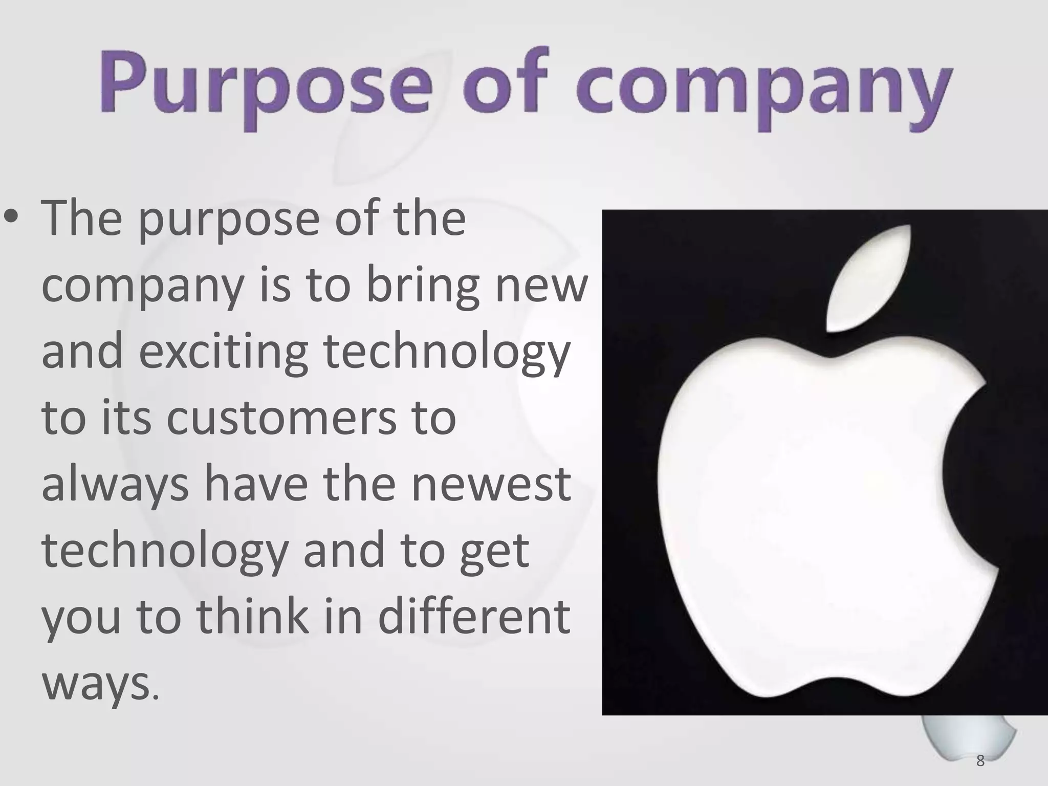 Apple Inc. Presentation | PPTX | Computing | Technology & Computing