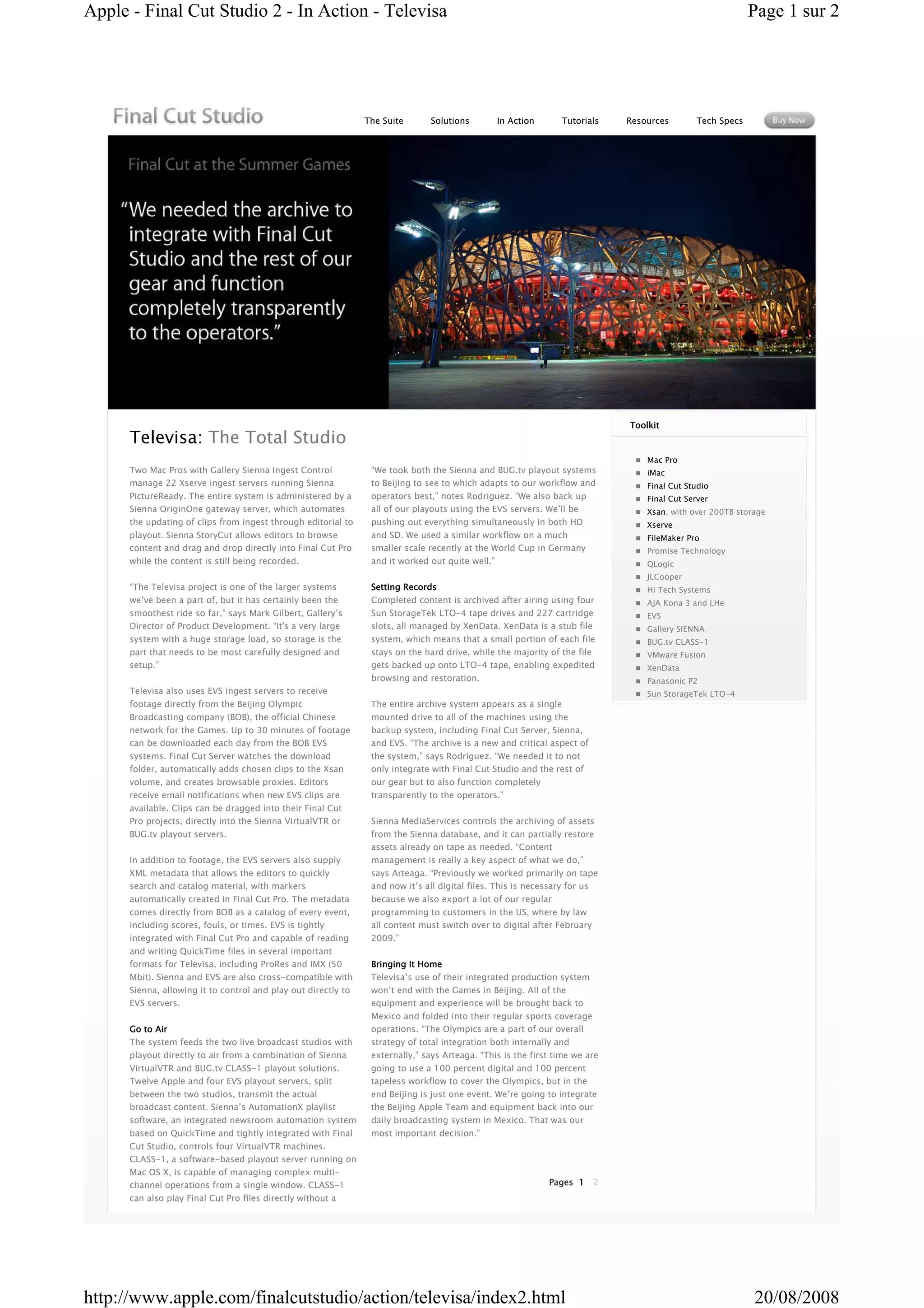 Apple Final Cut Total Studio 0808[1] | PDF