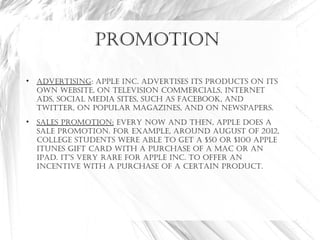 Apple Final Presentation. Business 109 | ODP