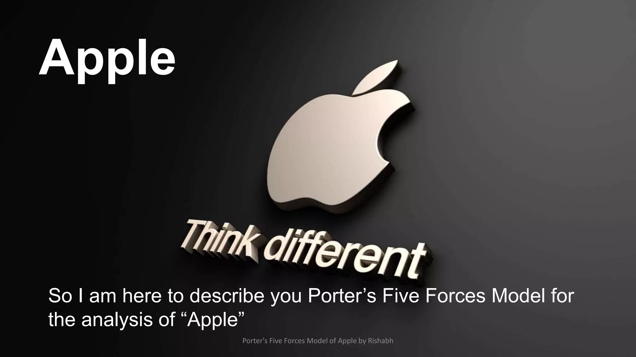 Apple Porter's five force model | PPTX