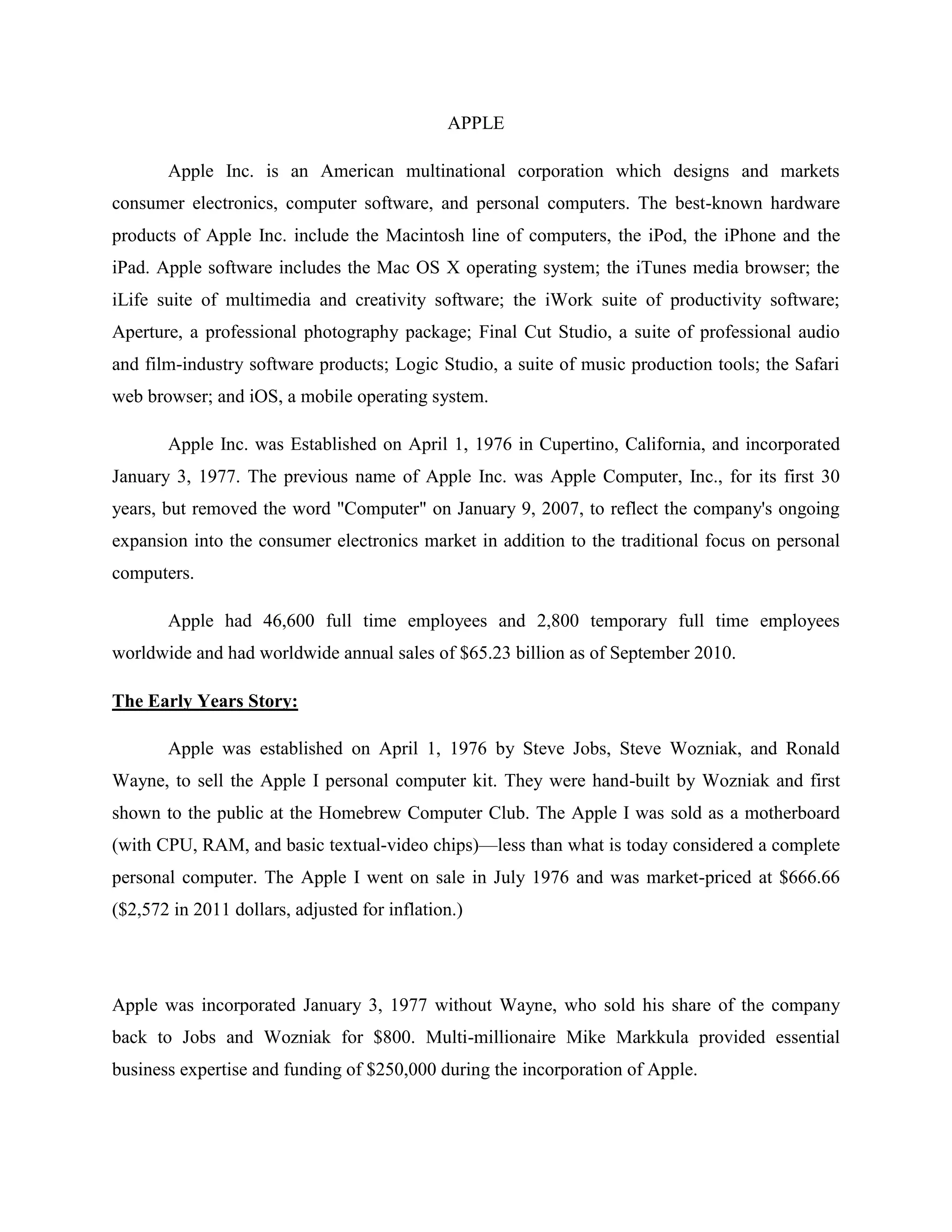 Apple Future Plan | PDF | Consumer Electronics | Technology & Computing