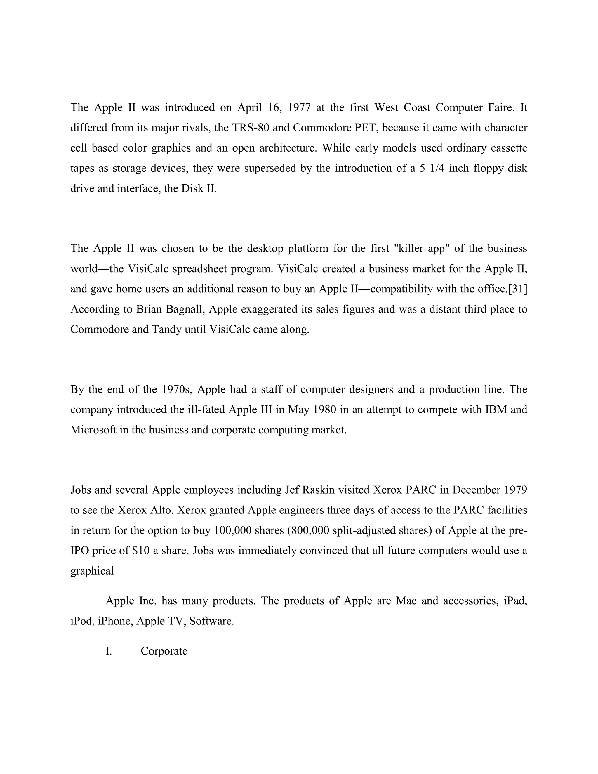 Apple Future Plan | PDF