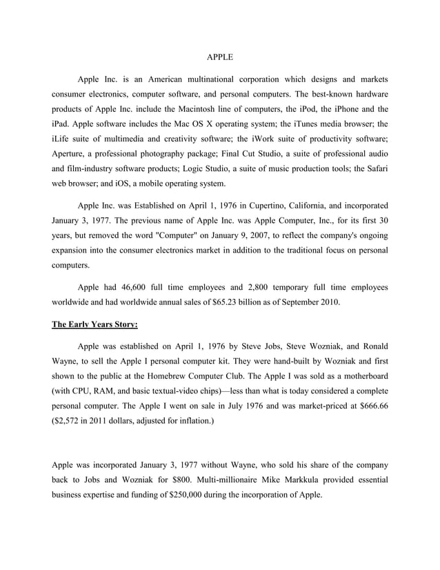 Apple Future Plan | PDF | Consumer Electronics | Technology & Computing