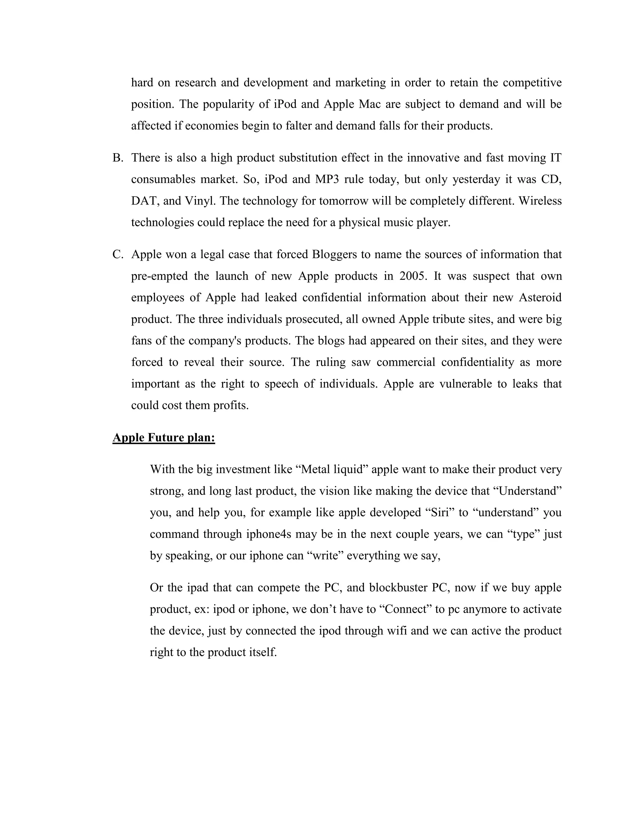 Apple Future Plan | PDF