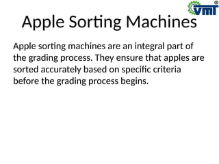 Revolutionizing Fruit Sorting: The Ultimate Apple Grading Machine | PPT