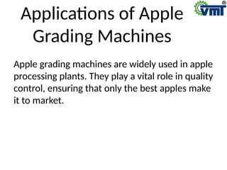 Revolutionizing Fruit Sorting: The Ultimate Apple Grading Machine | PPT