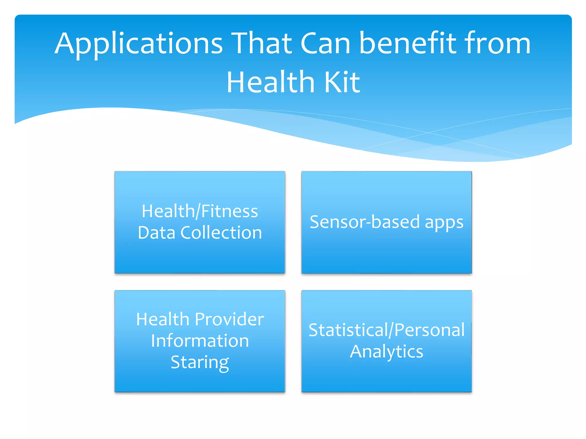 Apple Health Kit from the Application Developer Point of View | PPTX