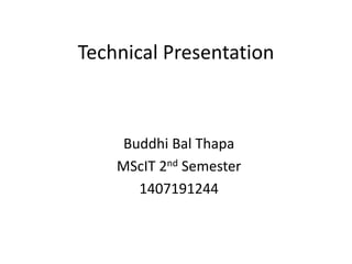 Apple hls technical presentation | PPTX