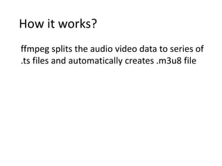 Apple hls technical presentation | PPT