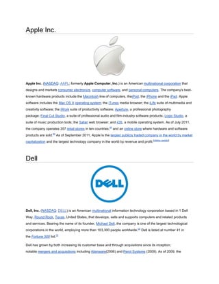 Apple inc | DOCX
