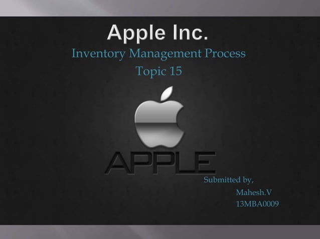 Apple inc | PPT