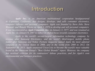 Apple inc | PPTX