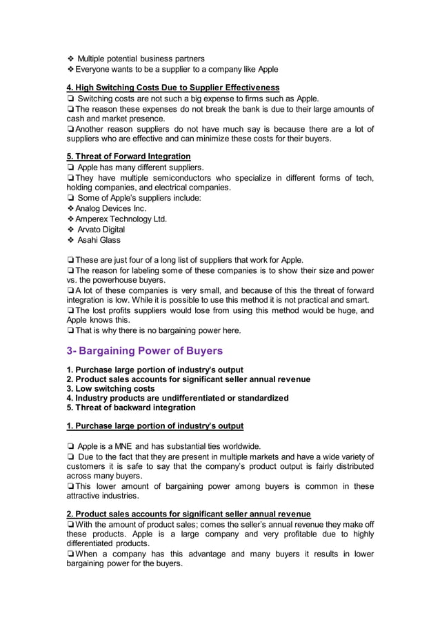 Apple inc. Strategic Case Analysis | DOCX | Operating Systems ...